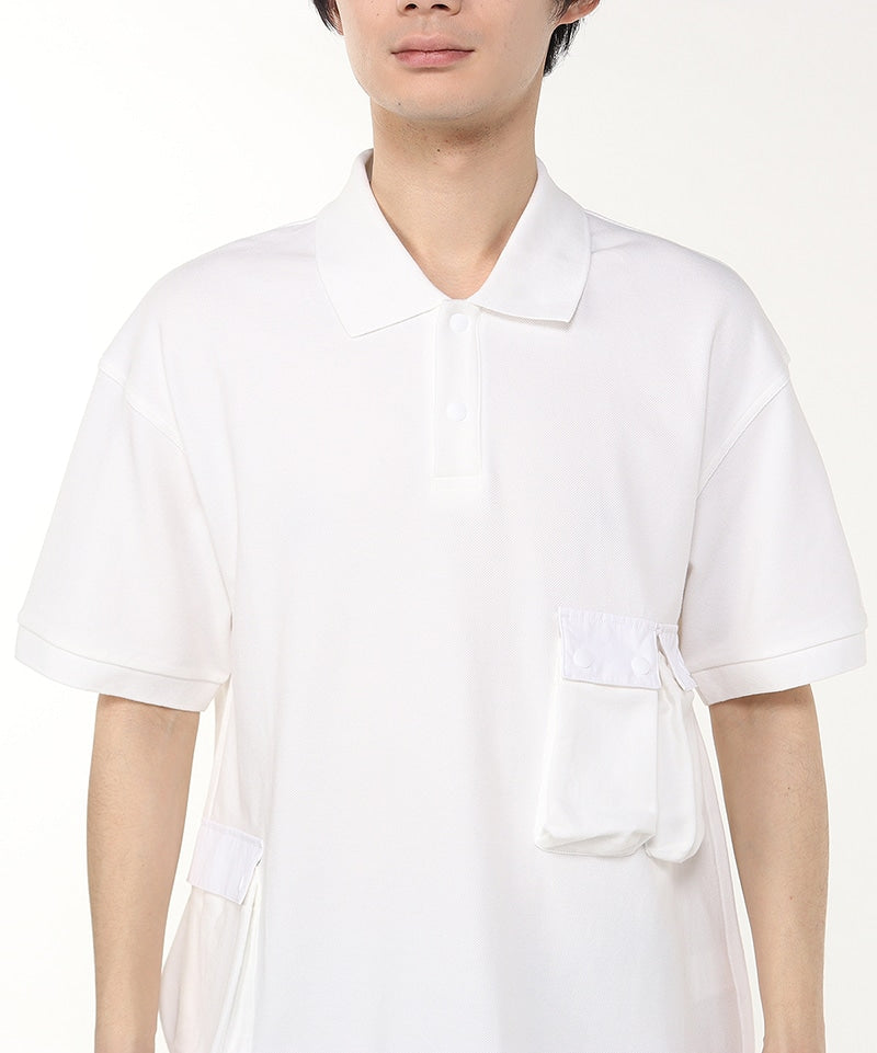 Space Polo Shirt -White – Living Plaza Store